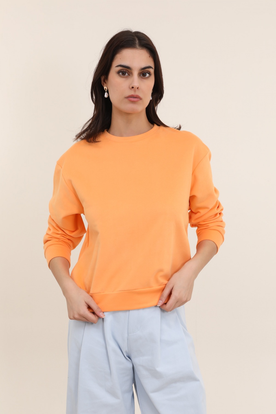 Sweats Femme 31708-ORANGE Daphnea | Efashion Paris sur eFashion.