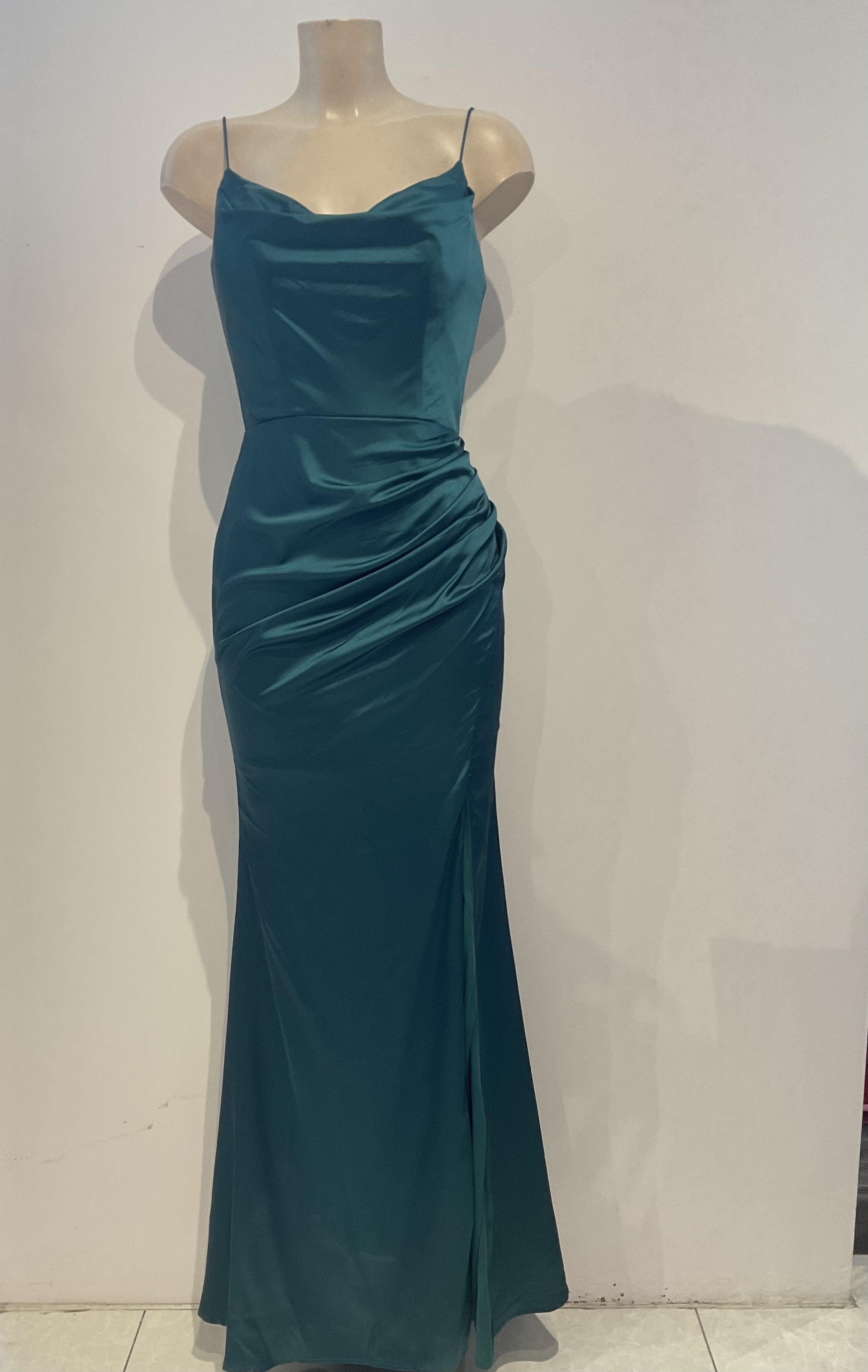 Robes de soirée Femme RB0601-VERT CANARD Alice Desir | Efashion Paris sur eFashion.