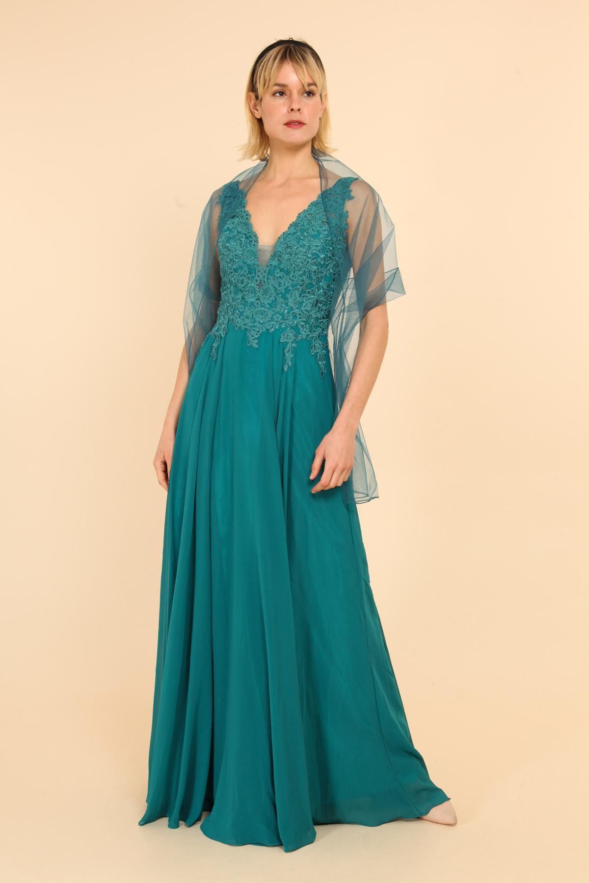 Robes de soirée Femme R0268-VERT ÉMERAUDE Alice Desir | Efashion Paris sur eFashion.