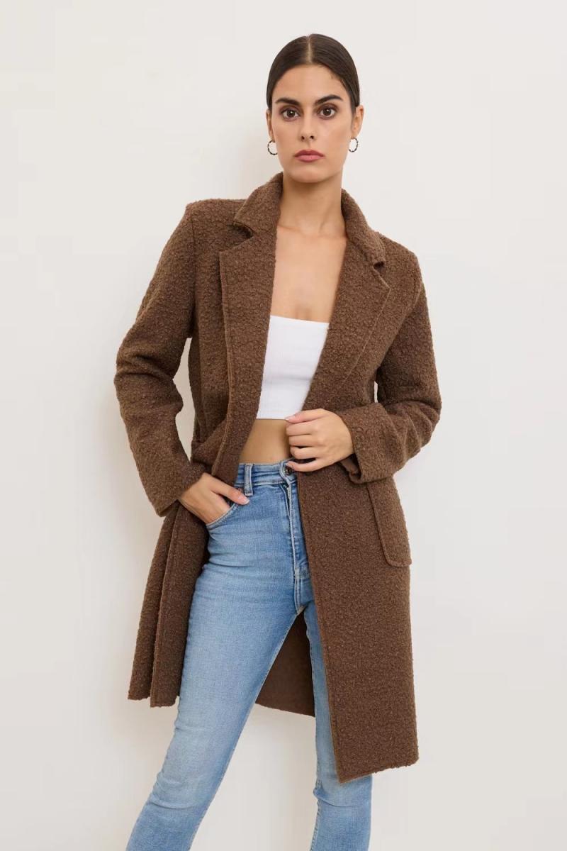 Jackets Women Y8907CAR-CARAMEL CMP55 / DIX-ONZE | Efashion Paris on ...