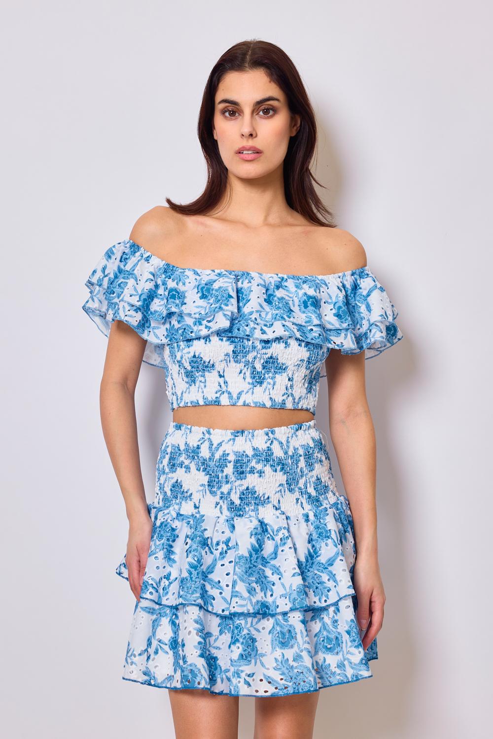 Tops Mujer 3062 -BLEU FRIME | Efashion Paris en eFashion.