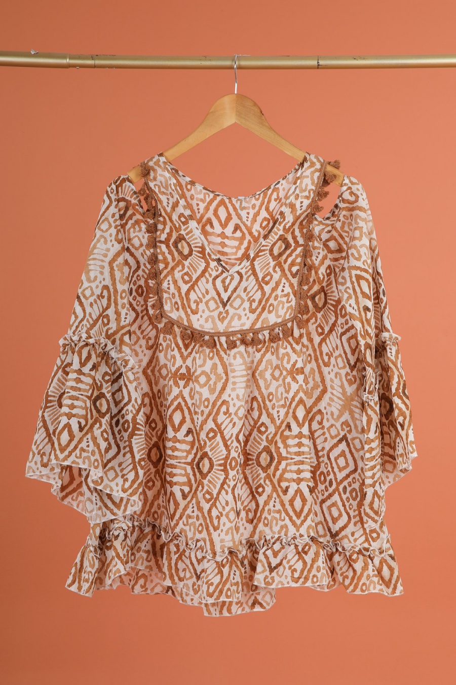 Tunics Women 11174-MARRON Golden Live | Efashion Paris on eFashion.