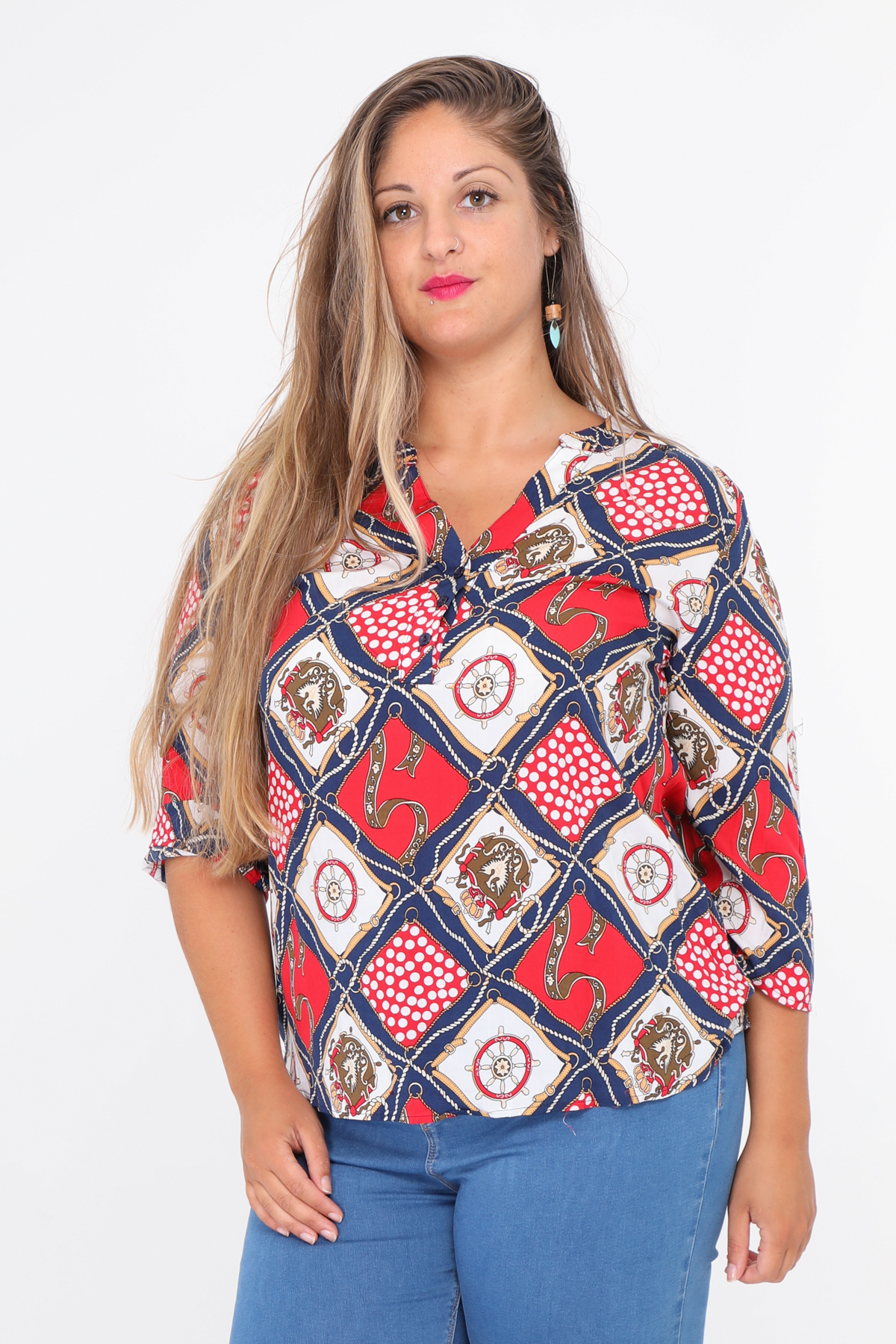 Chemises & blouses Femme 1603-ROUGE Christy | Efashion Paris sur eFashion.