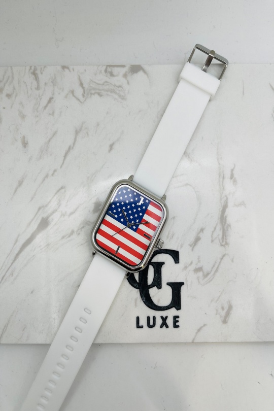 Relojes Complementos FZ-B033-US-A-BLANC MICHAEL JOHN ET GG LUXE ...