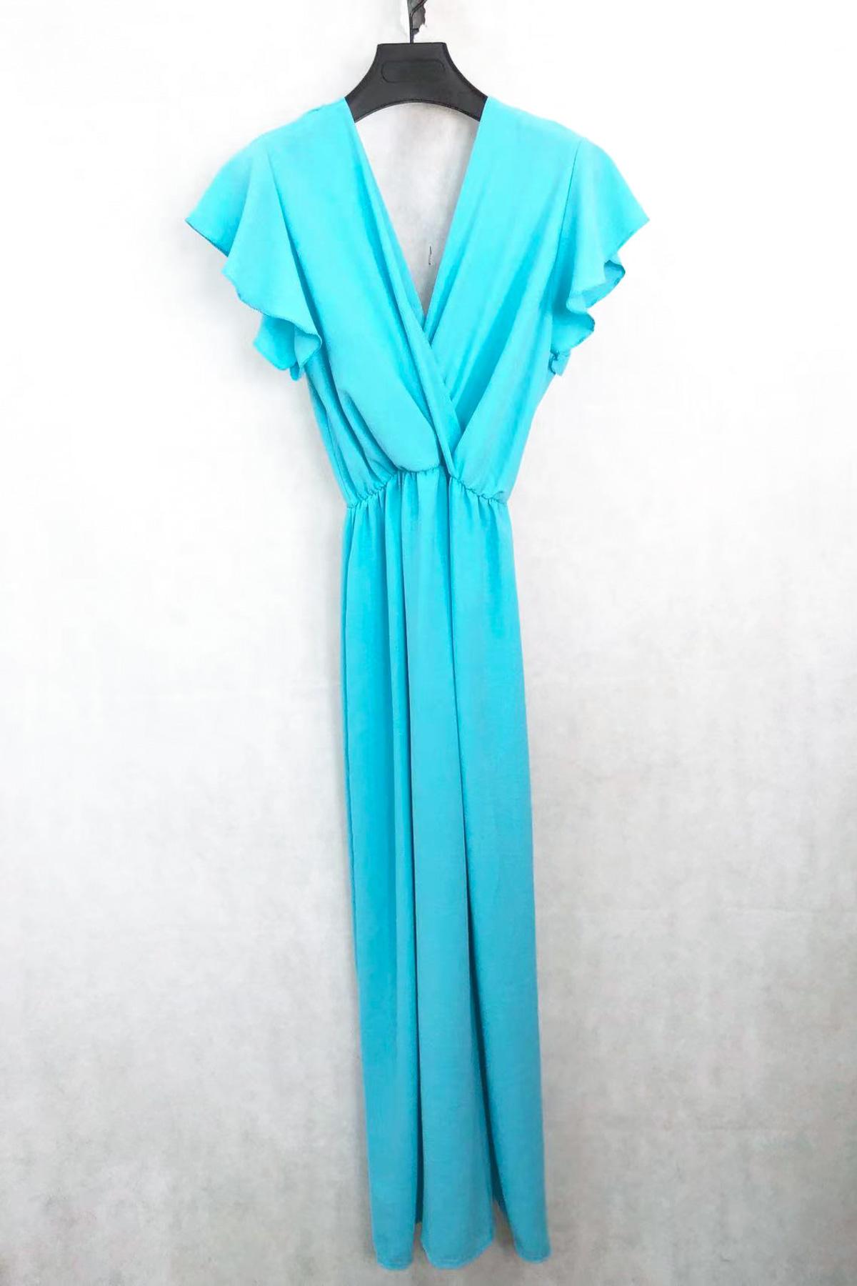 Robes longues Femme BY979-TURQUOISE imod | Efashion Paris sur eFashion.