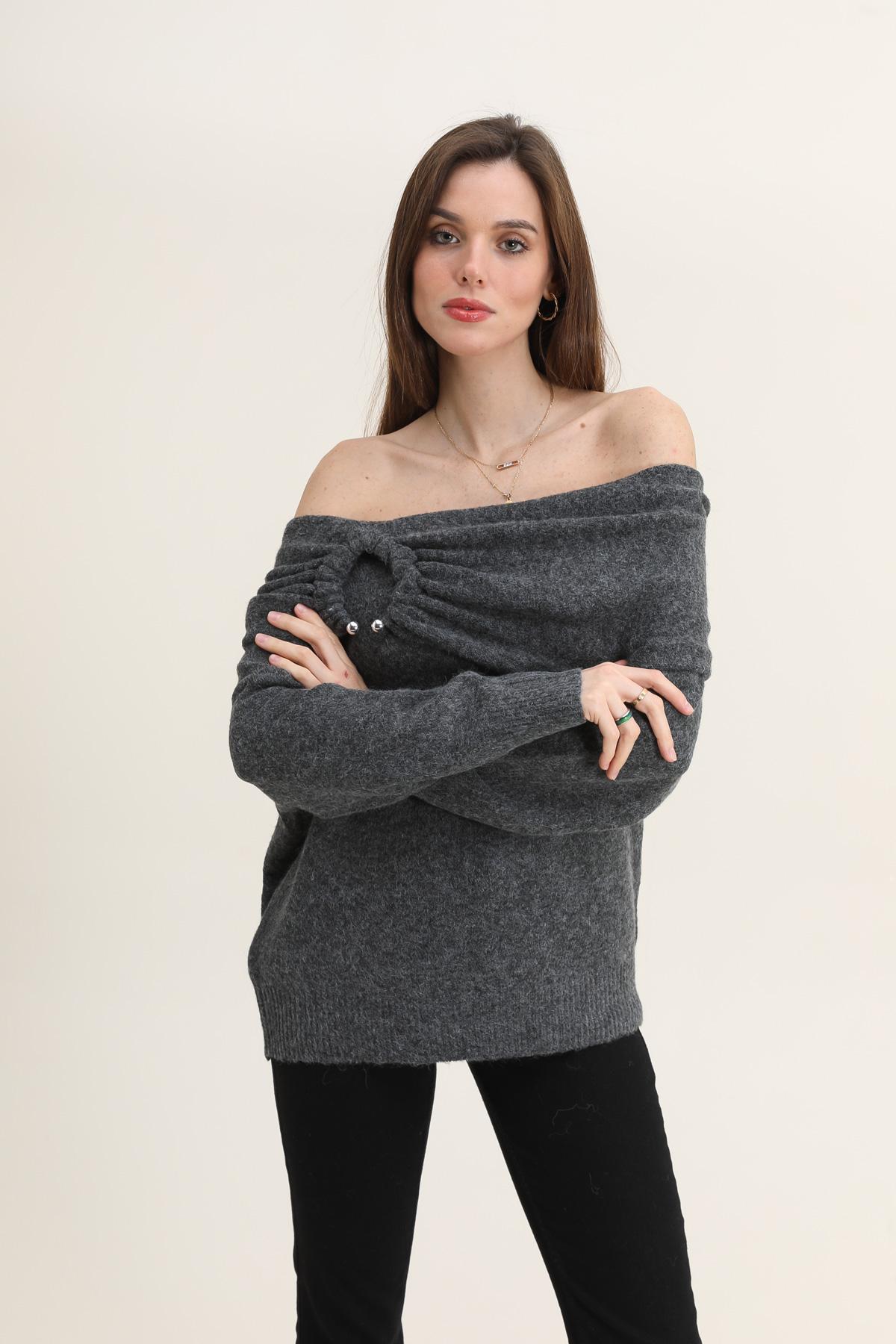 Pulls Femme IY23818-ANTHRACITE Cherry Paris | Efashion Paris sur eFashion.