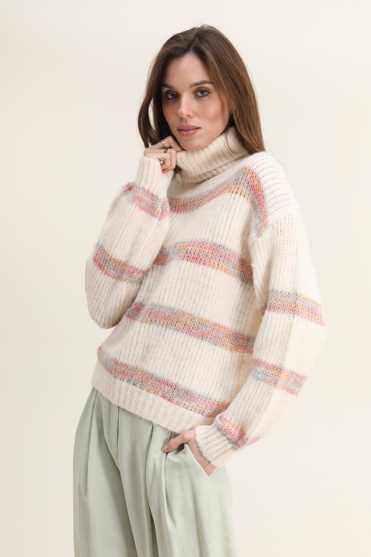 Pulls Femme IY23822-ECRU Cherry Paris | Efashion Paris sur eFashion.