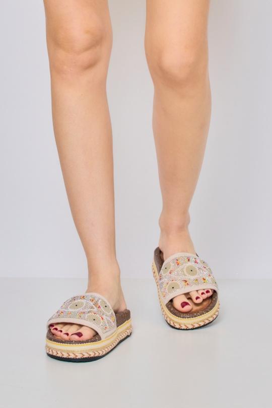 Sandales Chaussures SY1065C-BEIGE ABLOOM | Efashion Paris sur eFashion.