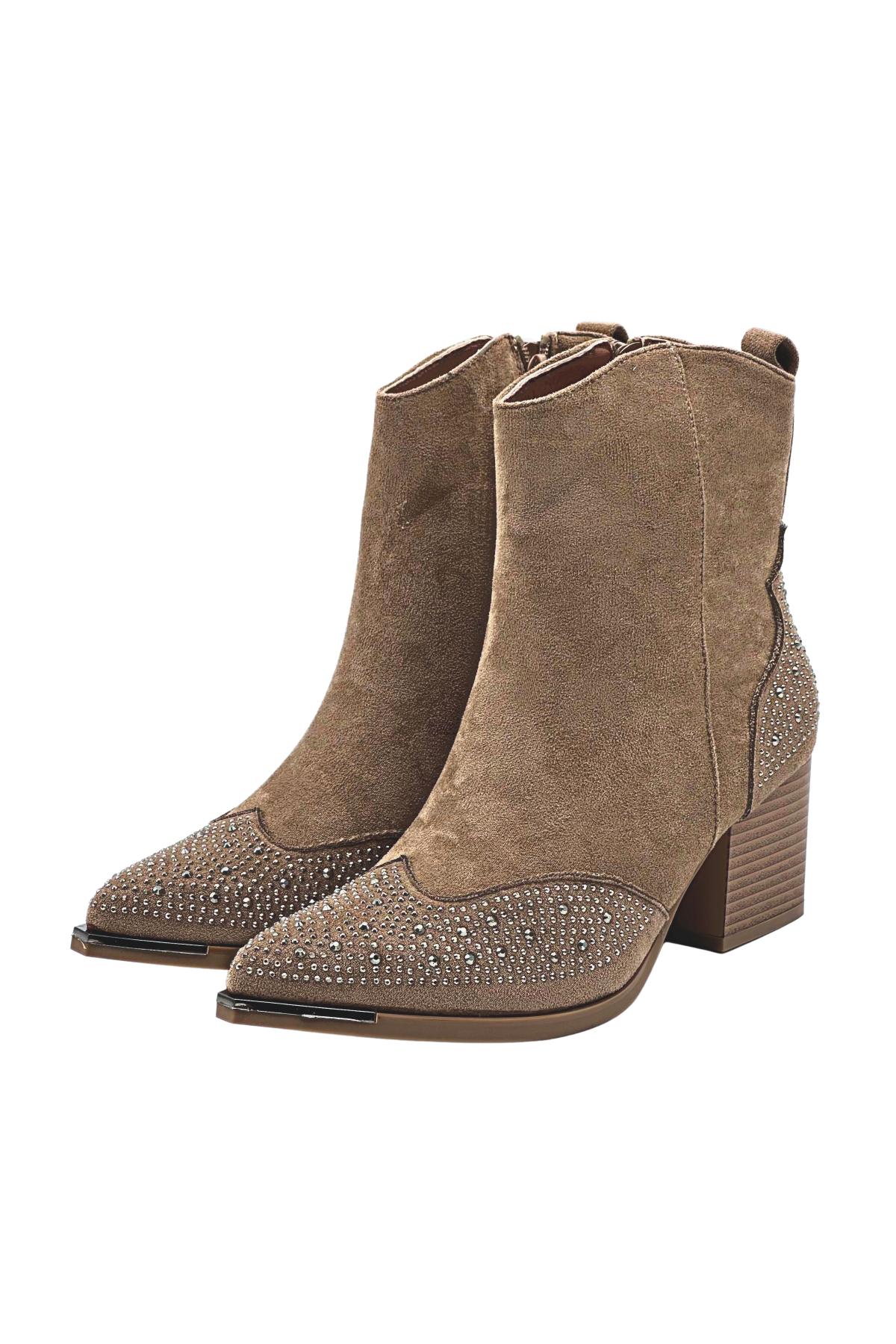 Bottines Chaussures LQ-93-BEIGE STEPHAN | Efashion Paris sur eFashion.