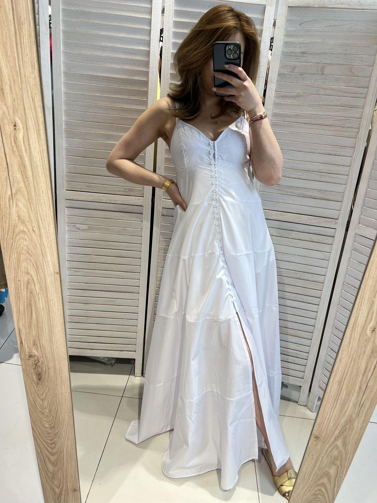 Robes longues Femme 5737-BLANC victoria&isaac | Efashion Paris sur eFashion.