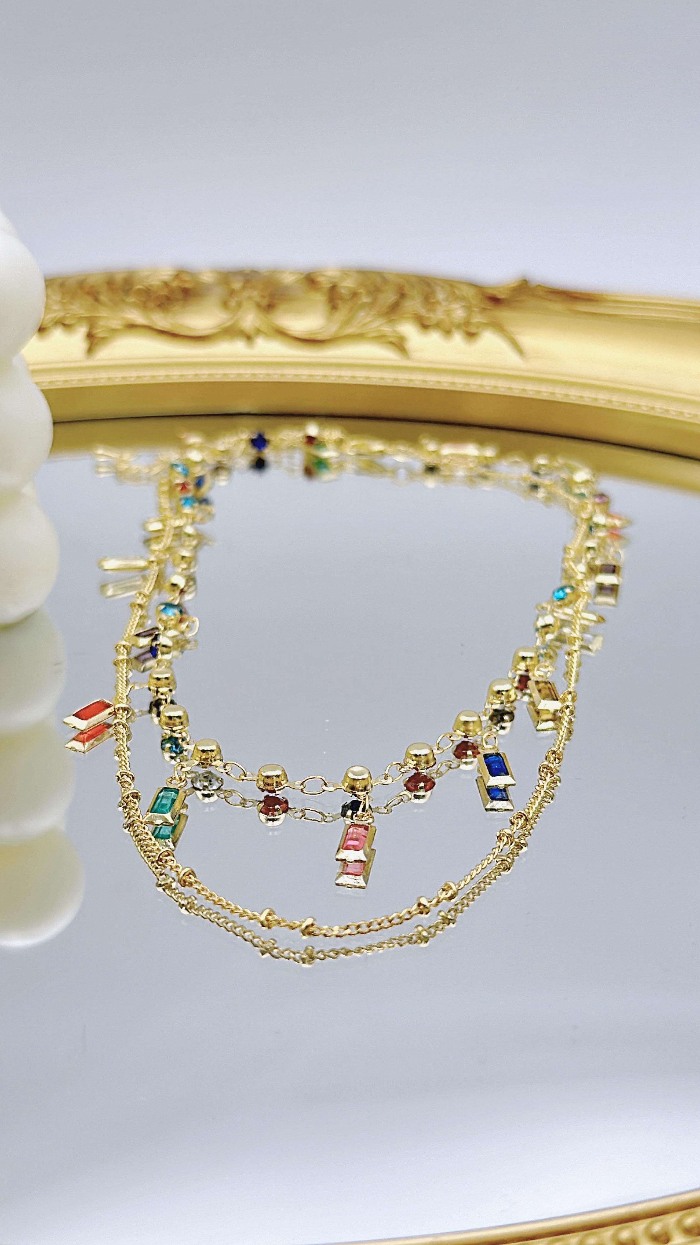 Colliers Accessoires BE278-DORÉ PINKY ROZA | Efashion Paris sur eFashion.