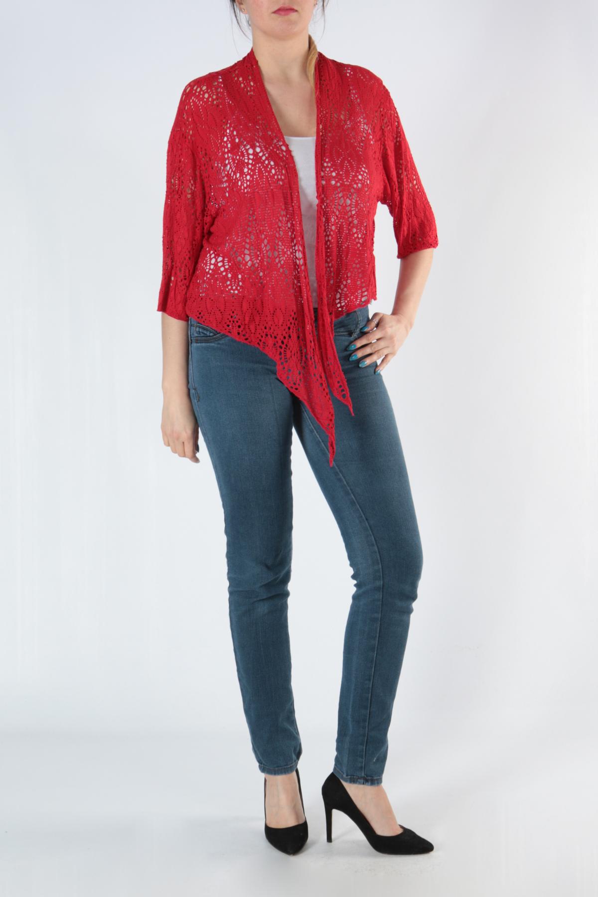 Gilets Femme 773-ROUGE Laura Paris (MKL) | Efashion Paris sur eFashion.