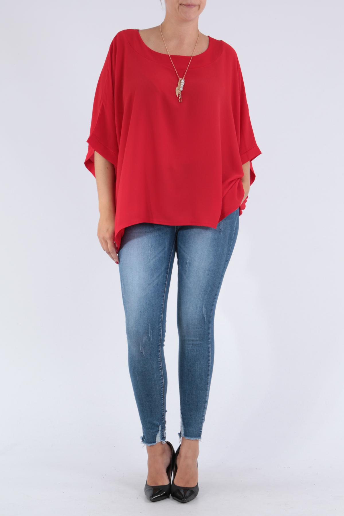 Tuniques Femme 836-ROUGE Laura Paris (MKL) | Efashion Paris sur eFashion.