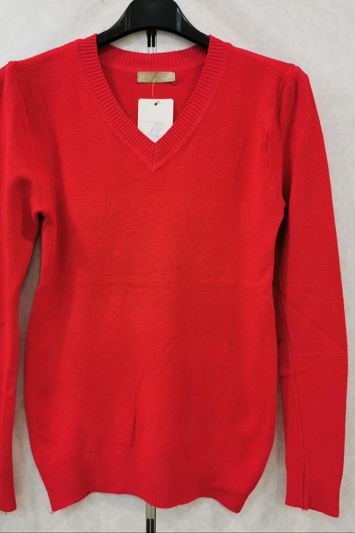 Pulls Femme 20101-ROUGE m s fashion | Efashion Paris sur eFashion.