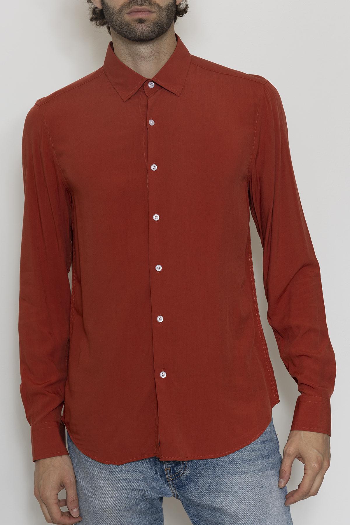 Chemises Homme S7660-ROUGE MENTEX HOMME | Efashion Paris sur eFashion.
