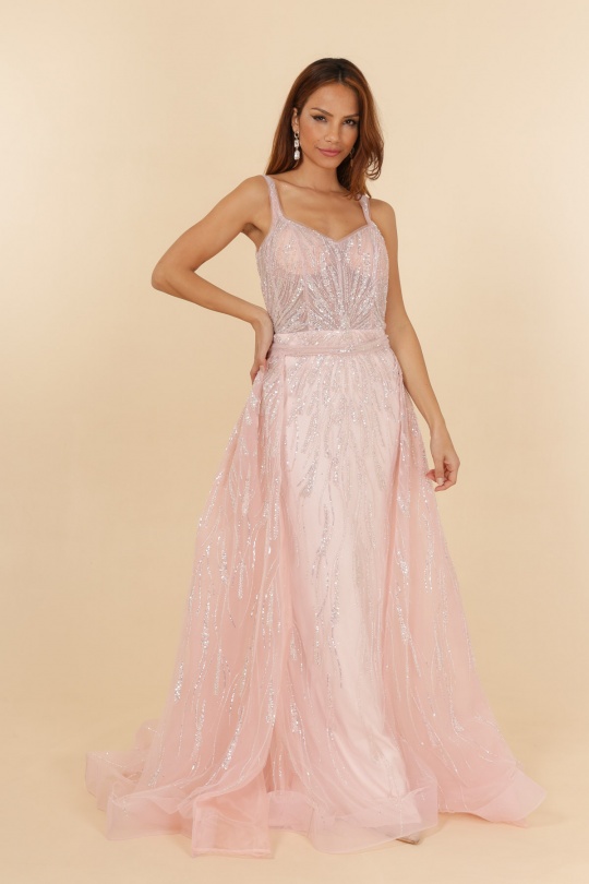 Robes de soirée Femme 22341 BLUSH-IVOIRE PROMARRIED | Efashion Paris ...