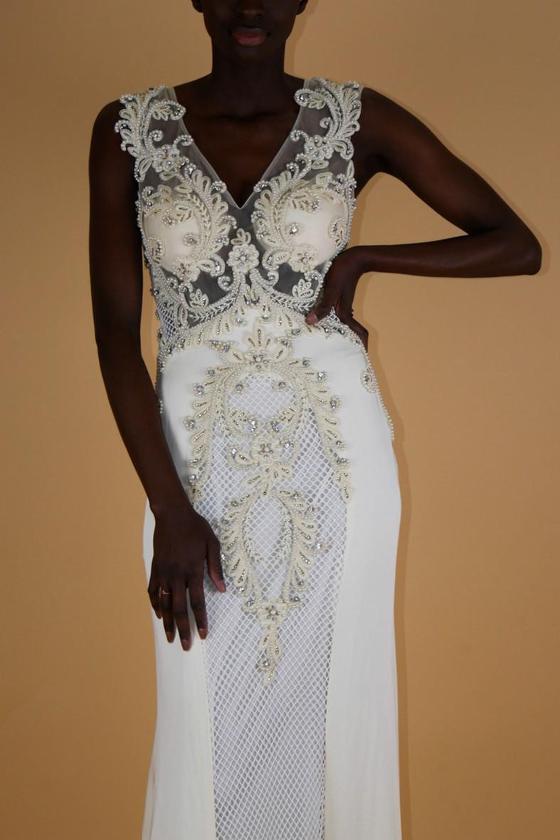 Robes de soirée Femme 7114-CHAMPAGNE PROMARRIED | Efashion Paris sur ...