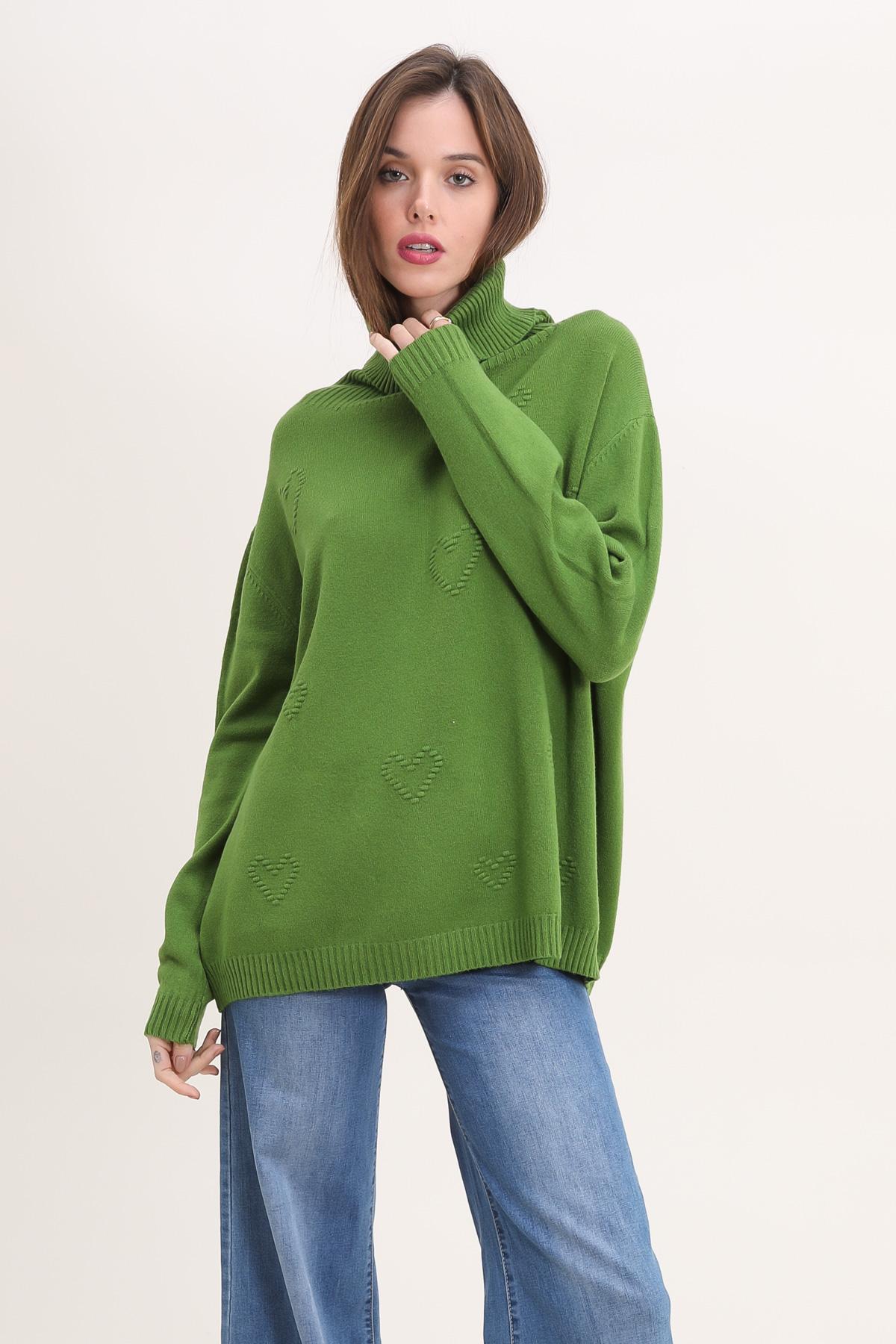 Pulls Femme B-1212-VERT POMME Ki & Love | Efashion Paris sur eFashion.