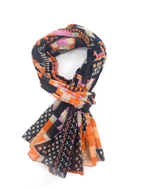 Foulards Accessoires 1220063-ORANGE-ORANGE COWOLUX | Efashion Paris sur ...