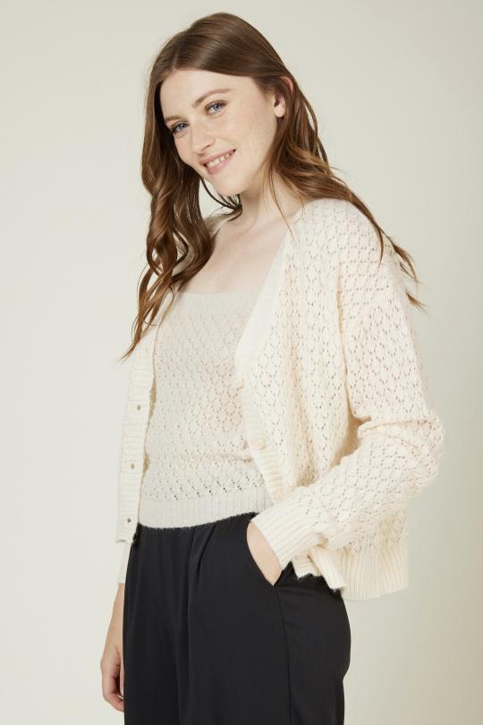 Gilets Femme SET GHALIA / DOLINE-BLANC Andy & Lucy | Efashion Paris sur ...