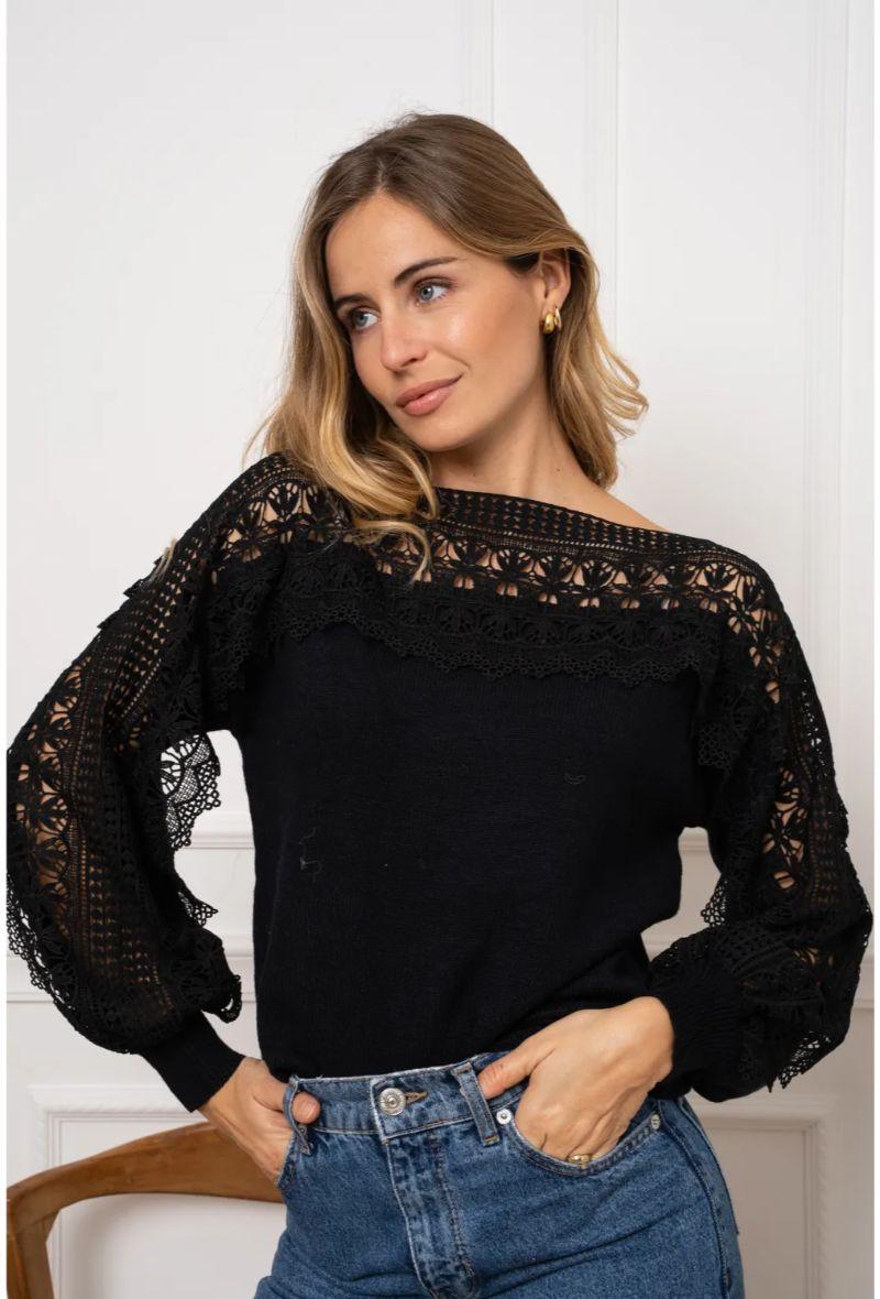Pulls Femme BP228-NOIR KILKY | Efashion Paris sur eFashion.
