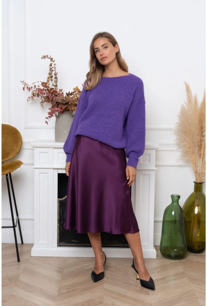 Jumpers Women YP1205-VIOLET KILKY | Efashion Paris on eFashion.