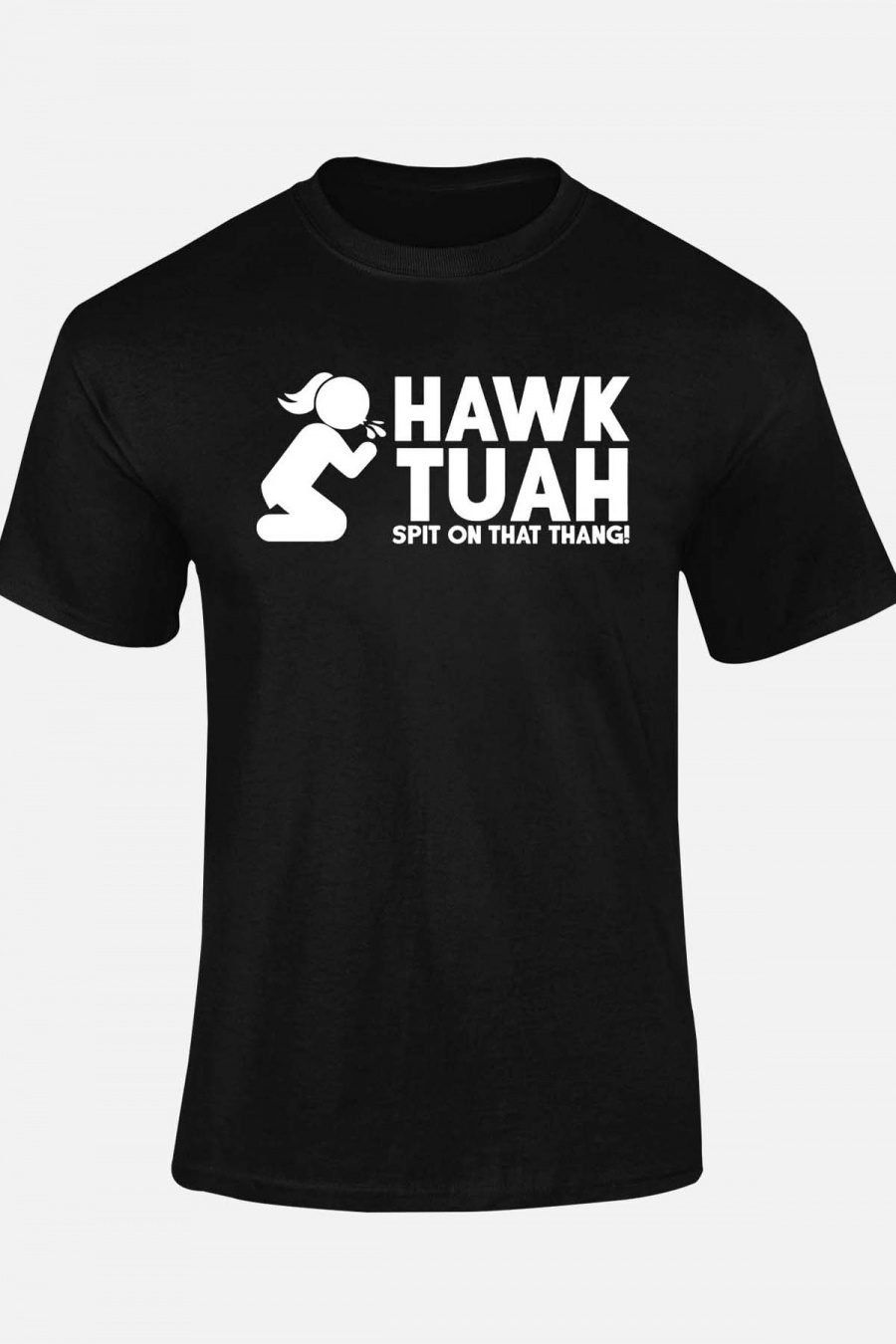 T-shirts Homme HAWK TUAH-NOIR Impression A La Demande I.A.L.D ...