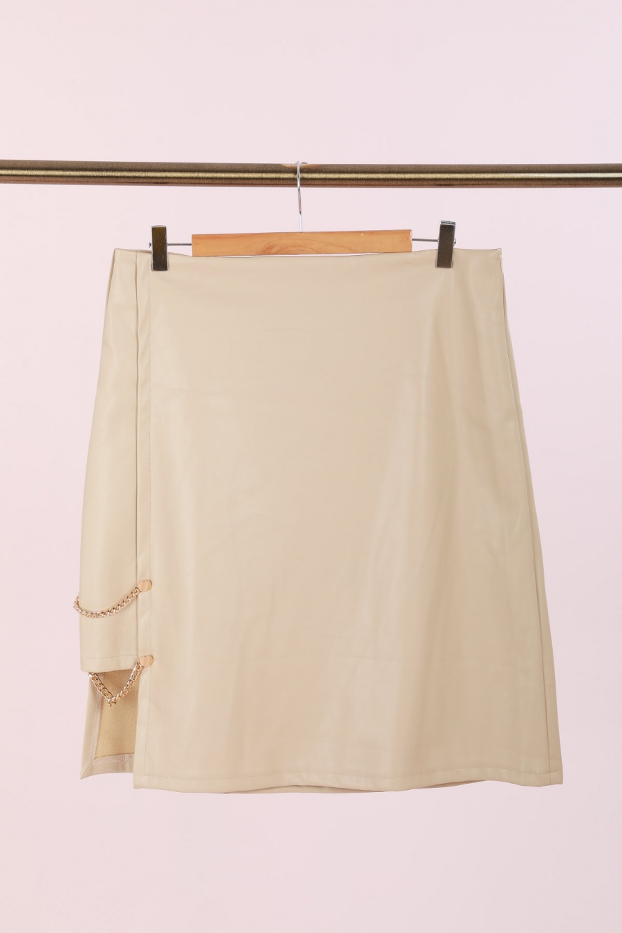 Jupes Femme AC247-BEIGE Amy&Clo in vogue | Efashion Paris sur eFashion.