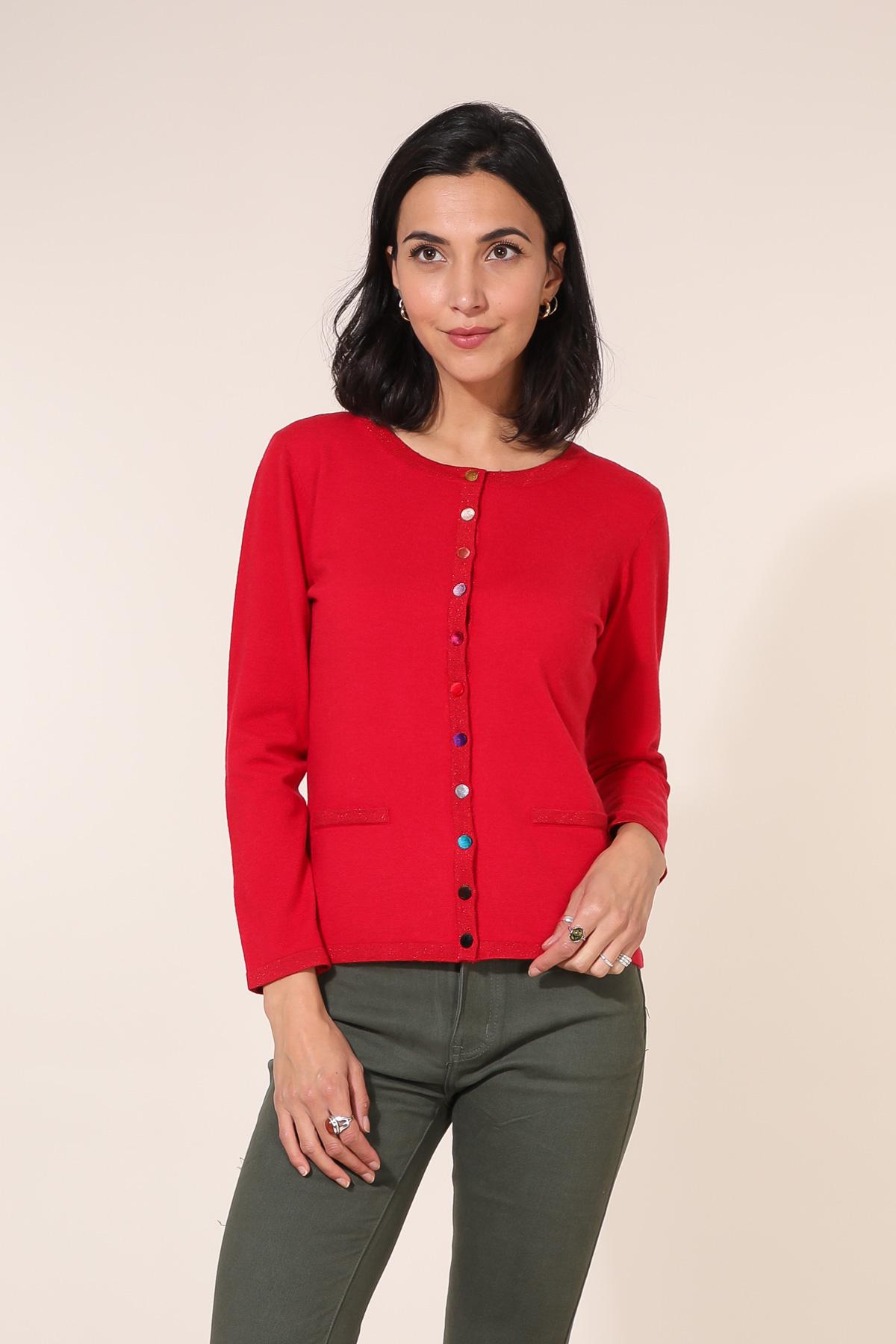 Gilets Femme G56-ROUGE CHANON G&B | Efashion Paris sur eFashion.