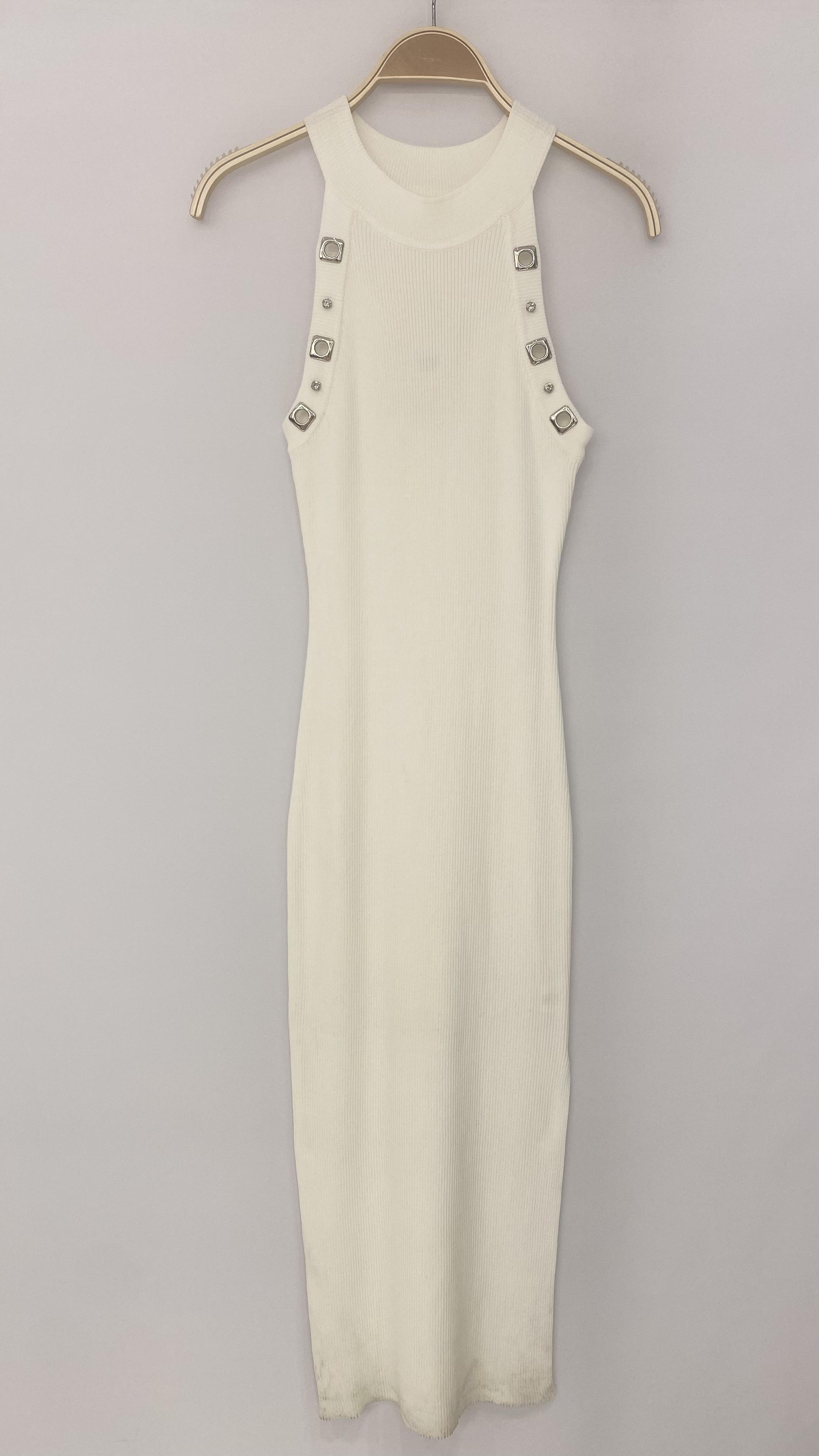 Robes longues Femme MC7965-BLANC MOOCCI | Efashion Paris sur eFashion.