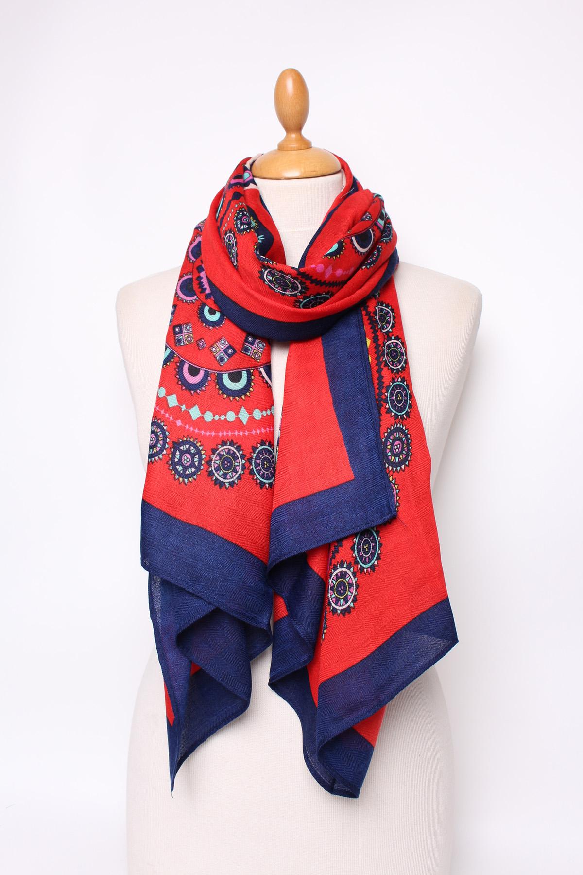 Foulards Accessoires V29-ROUGE FANLI | Efashion Paris sur eFashion.
