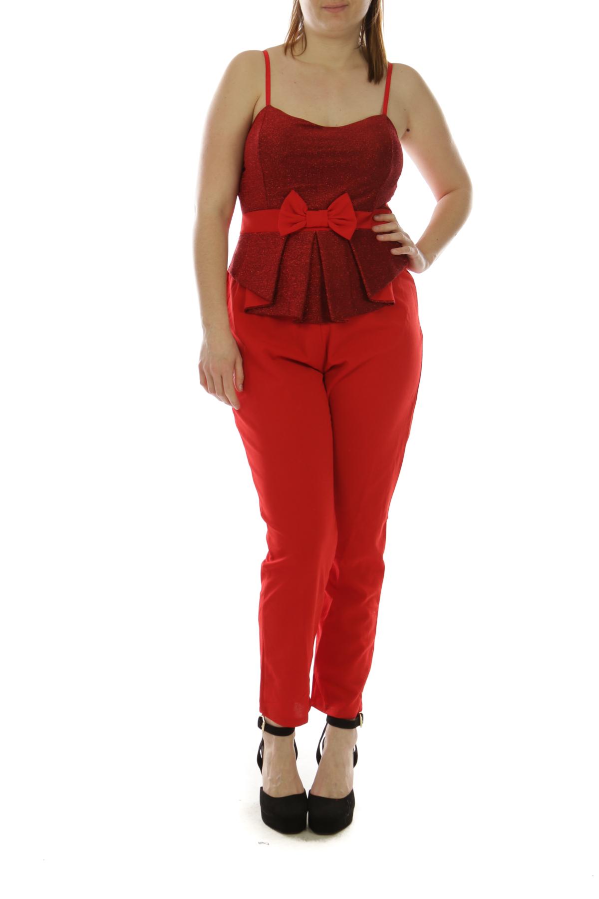 Combinaisons Femme 18017C-ROUGE POMELO PARIS | Efashion Paris sur eFashion.