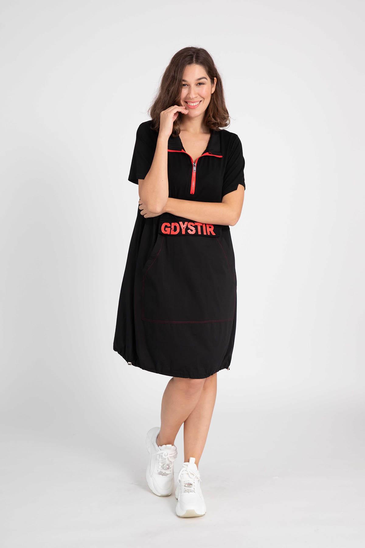 Robes & Combinaisons Femme C6380*-NOIR Pomme Rouge | Efashion Paris sur ...