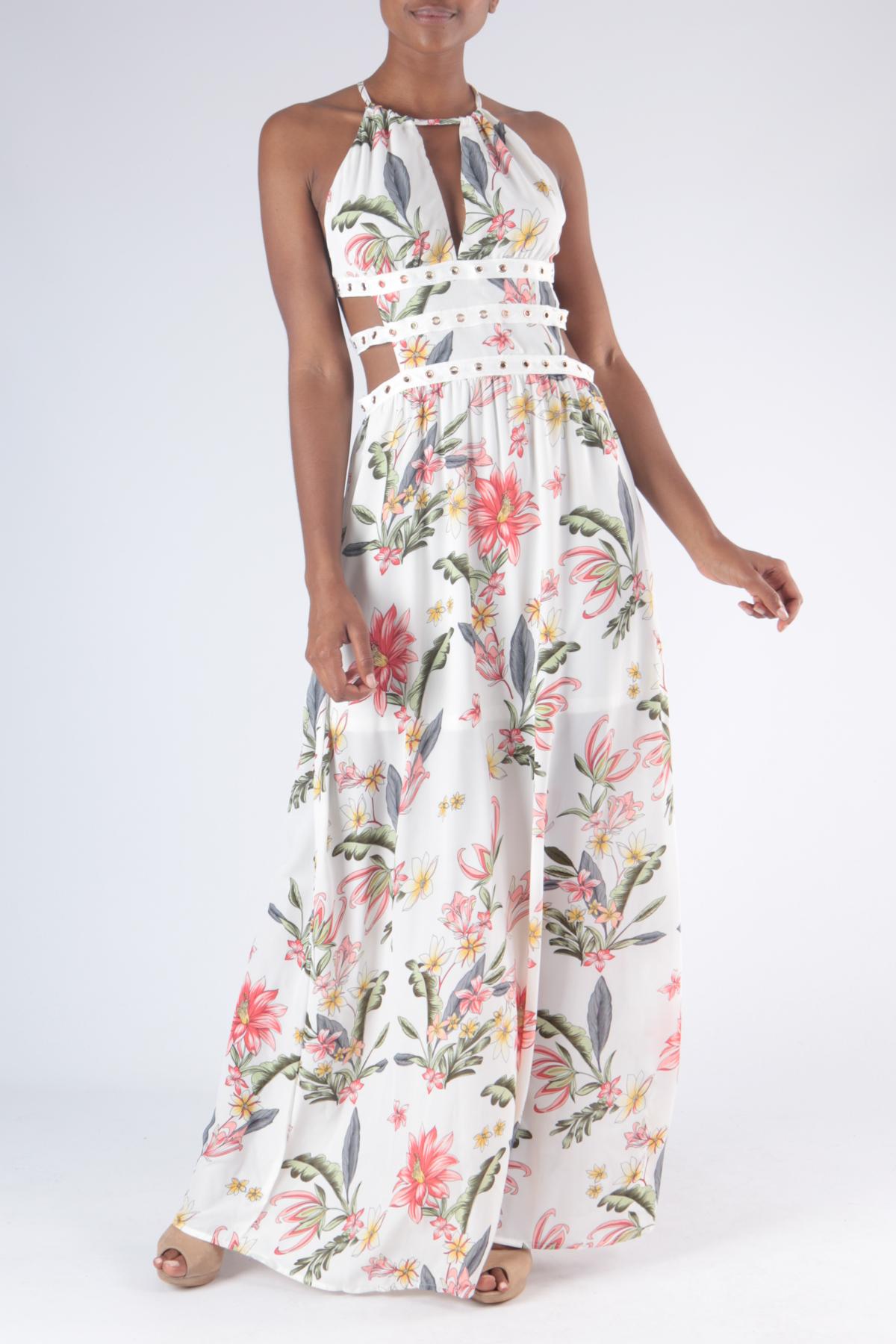 Robes longues Femme SR8930-2-BLANC JOWELL | Efashion Paris sur eFashion.