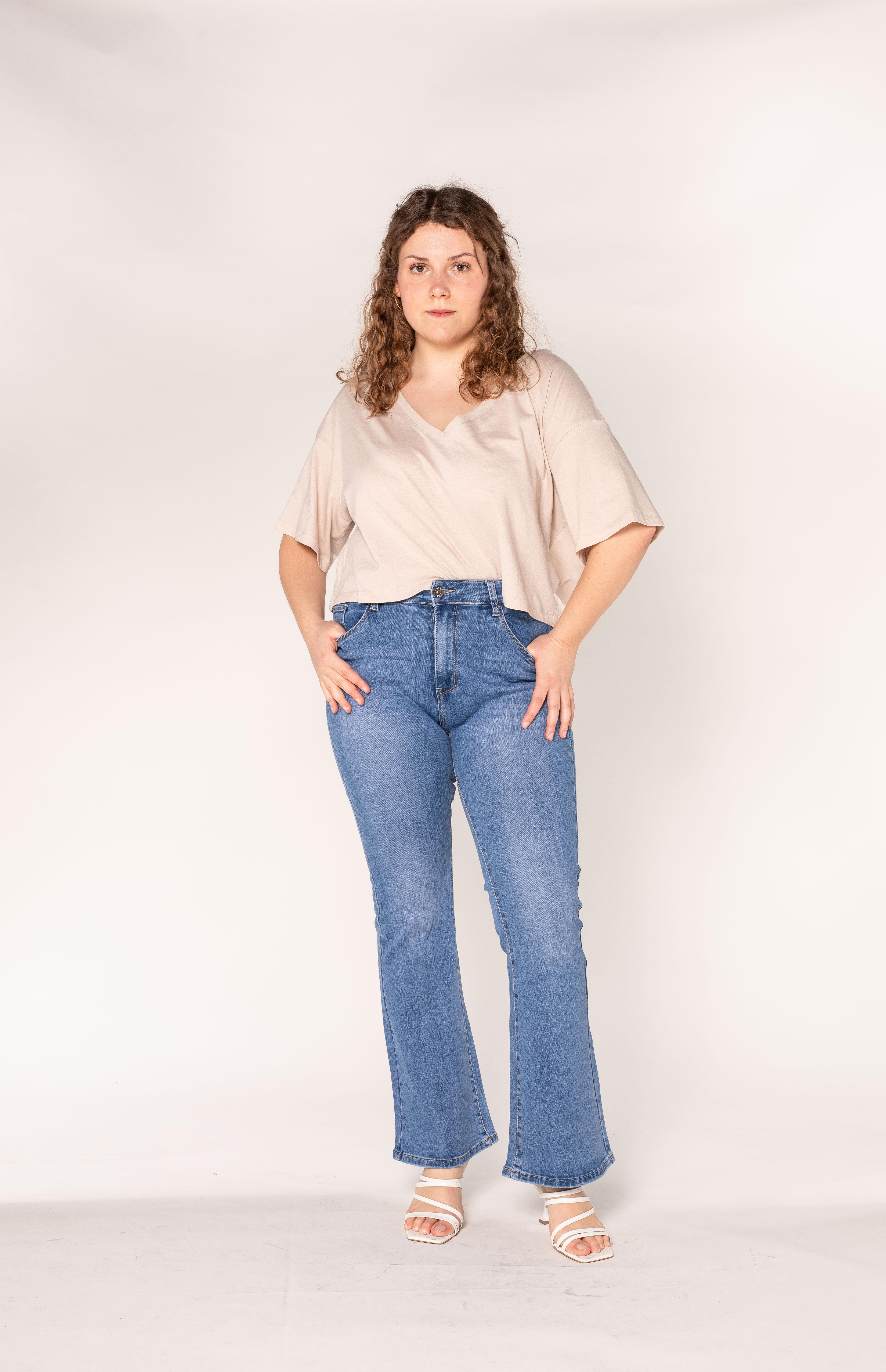 Jeans Femme P201-5-BLEU Nina Carter | Efashion Paris sur eFashion.