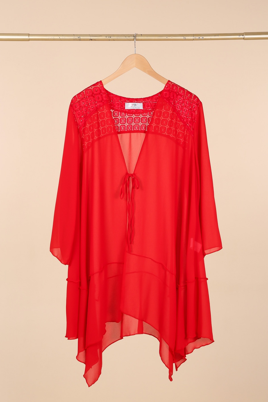 Gilets Femme G1659-ROUGE 2W Paris | Efashion Paris sur eFashion.