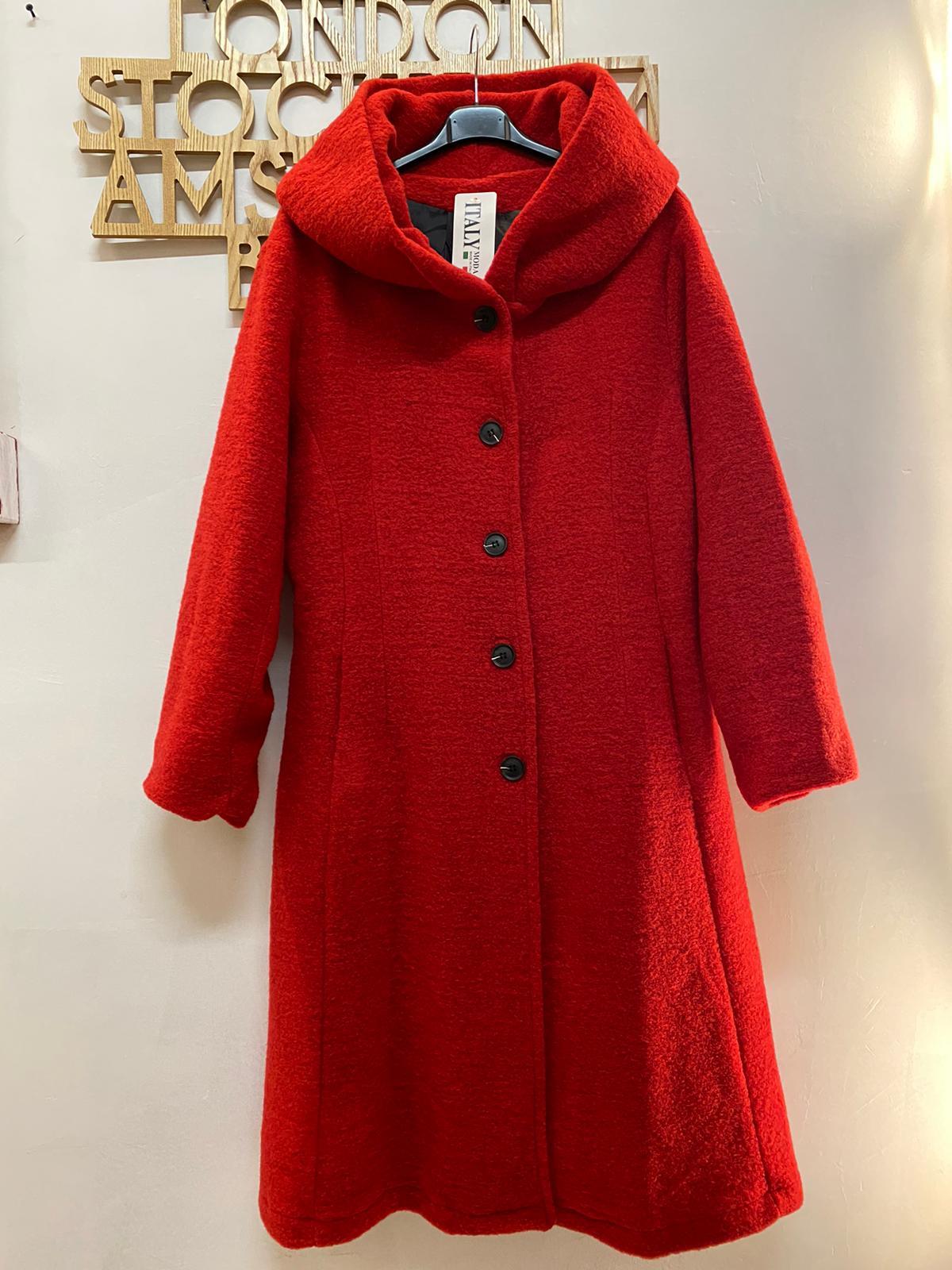 Manteaux Femme 04206-ROUGE SUPER BELLE | Efashion Paris sur eFashion.