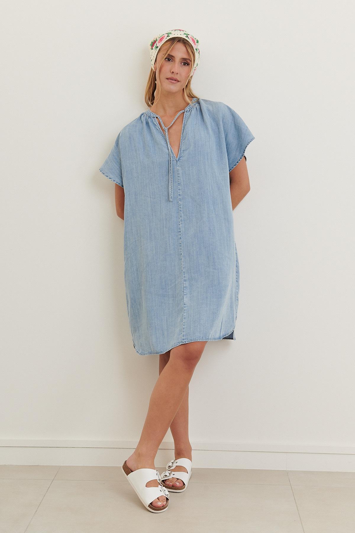 Robes courtes Femme J0585-BLEU Misskoo | Efashion Paris sur eFashion.