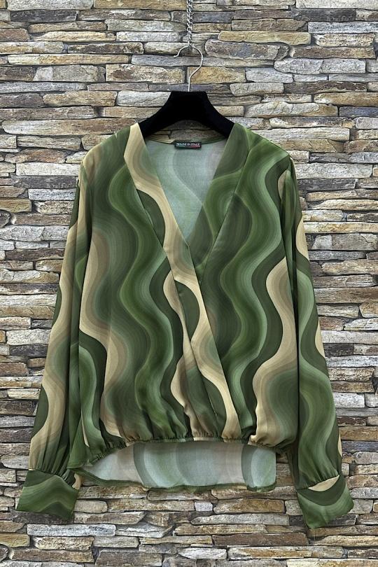 Blouses Femme NF_21710_VGVGVG_MILINE-KAKI ELLE STYLE | Efashion Paris ...