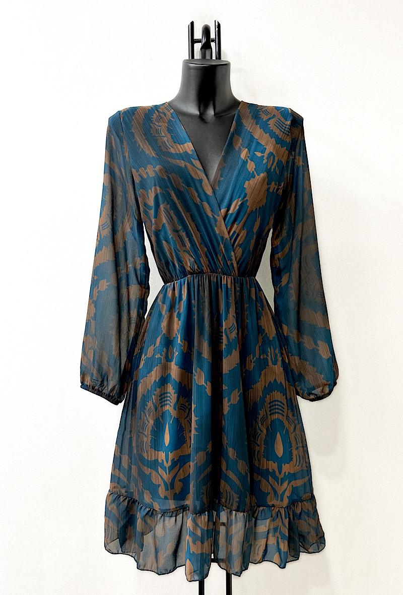 Robes courtes Femme NF_19332_GOTH_LINA-BLEU CANARD ELLE STYLE ...