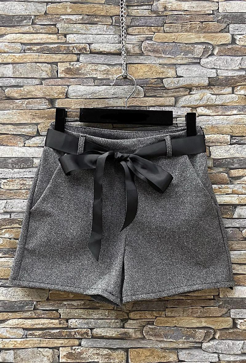 Shorts Femme MM_2279_CHEVRON_DAVY-NOIR ELLE STYLE | Efashion Paris sur ...