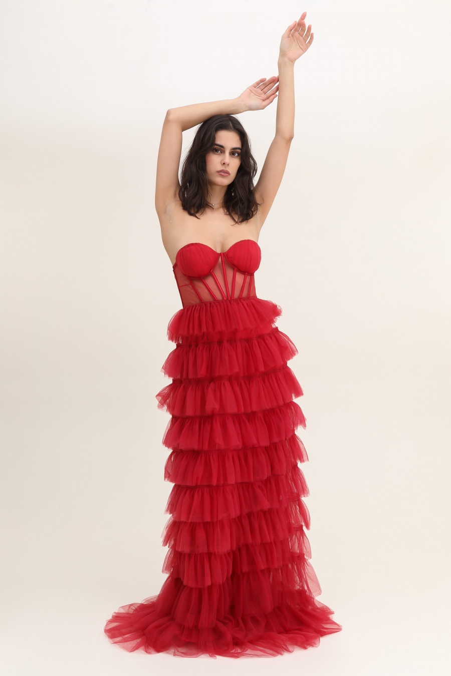 Robes de soirée Femme 568072-BORDEAUX FP&Co. | Efashion Paris sur eFashion.