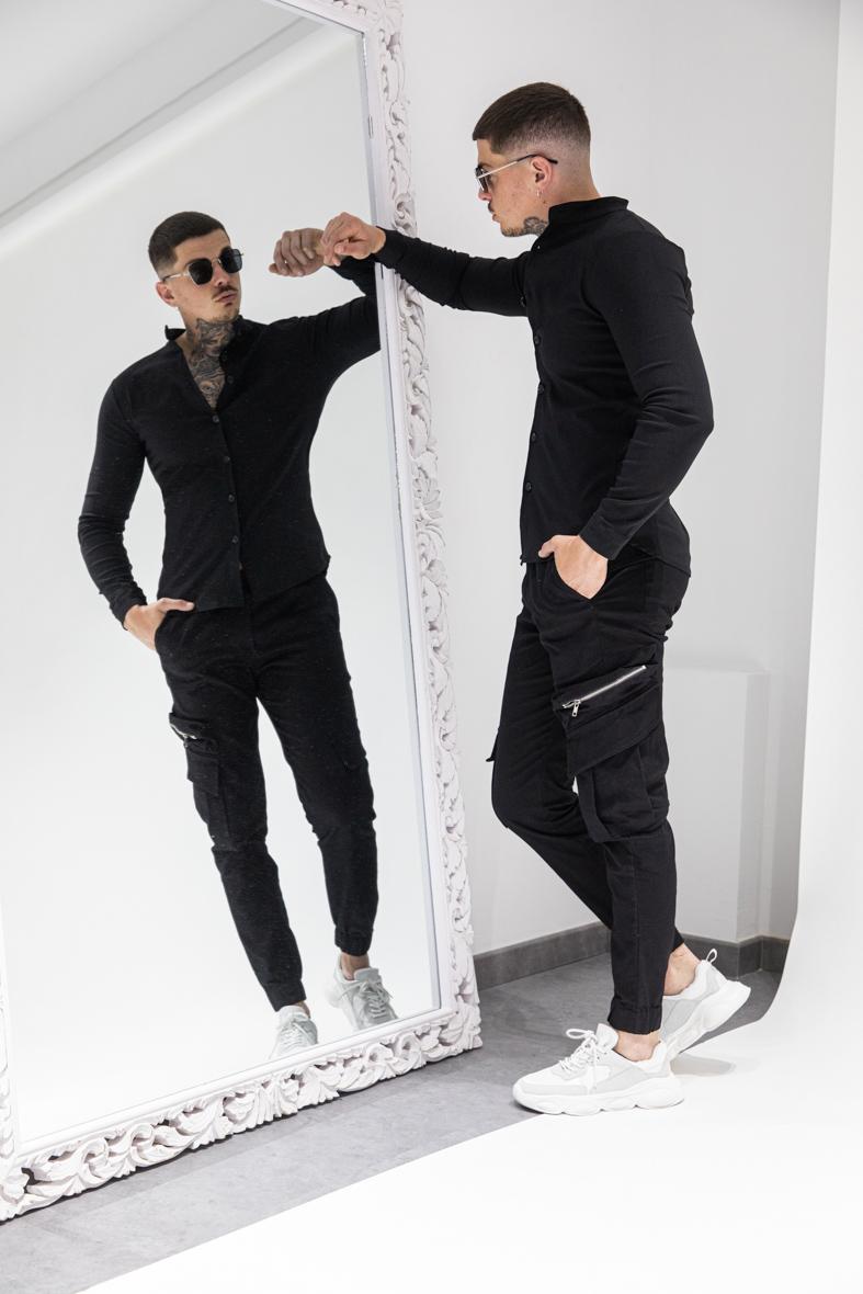 Pantalons Homme BM1230-NOIR FRILIVIN | Efashion Paris sur eFashion.